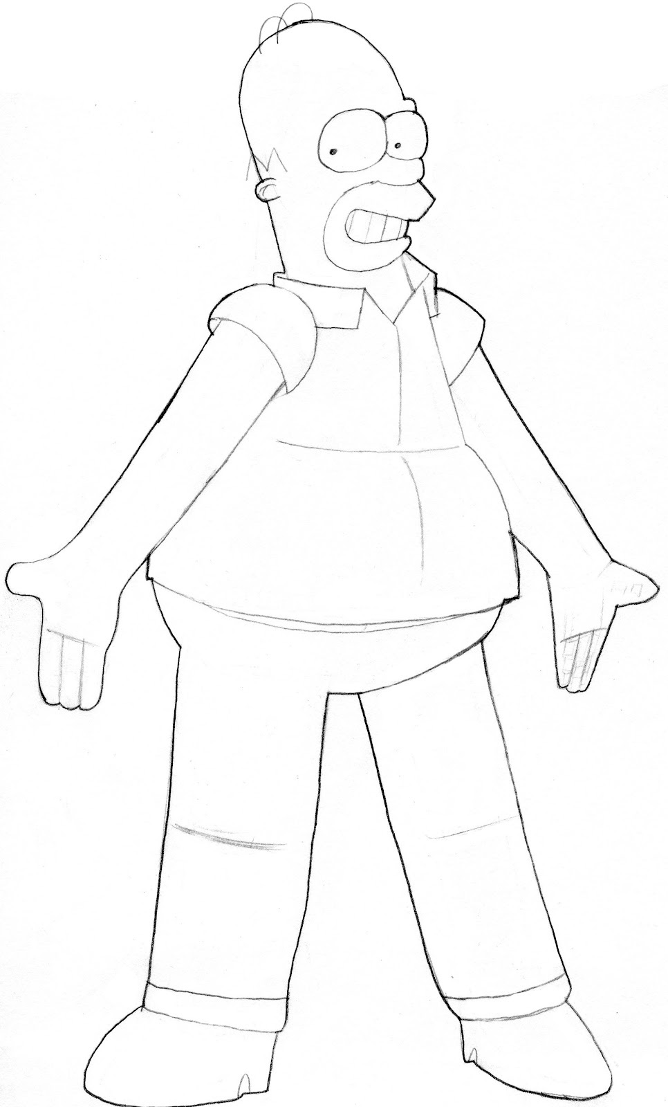 Figure Drawing for Animation: Original Simpsons Drawings