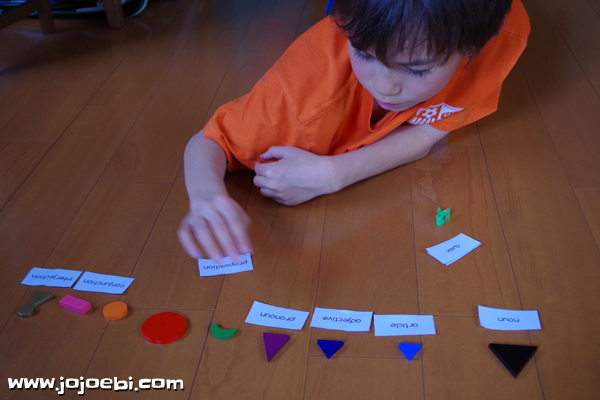 jojoebi designs: Breaking Out The Grammar boxes