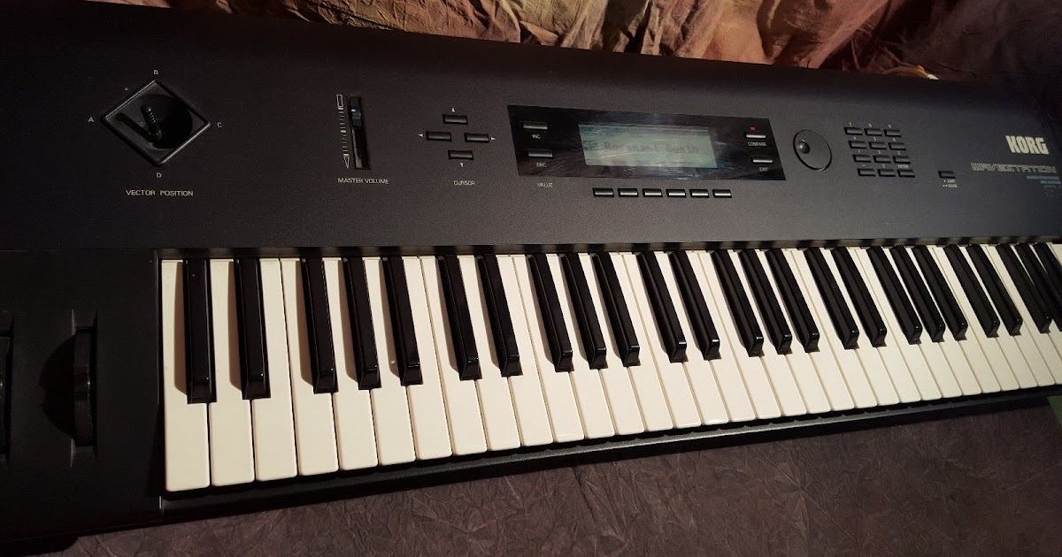 MATRIXSYNTH: Korg Wavestation EX Digital Synthesizer SN 007602