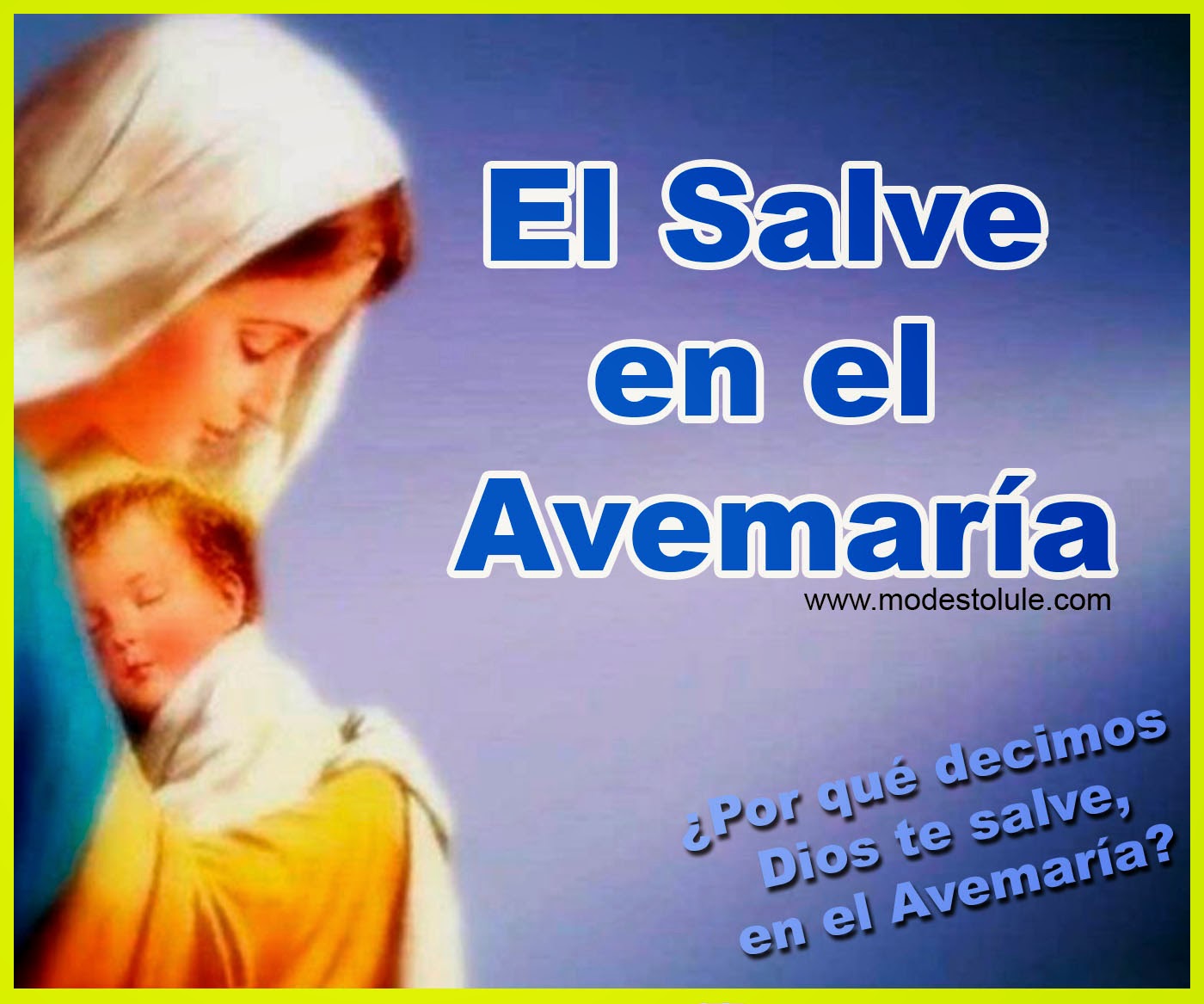 Modesto Lule : El salve en el Avemaría