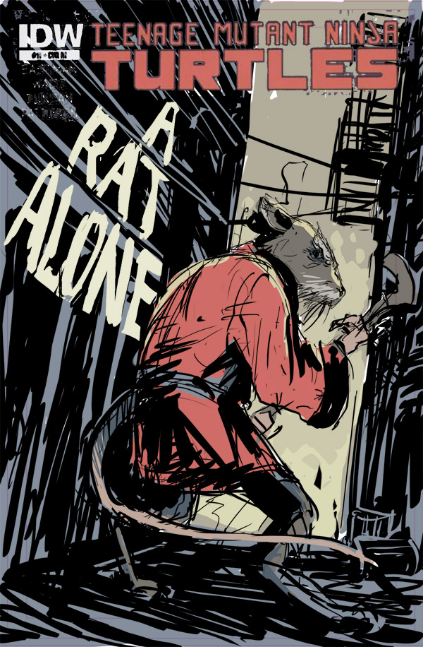 DaveDrawsComics: The Blog!: Splinter: TMNT cover