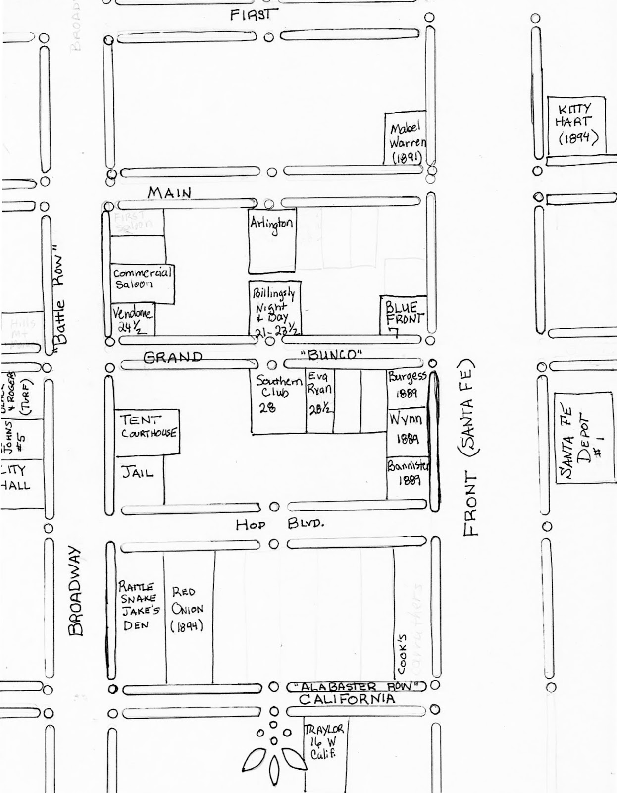 The Neighborhood of Hell: Hell's Map
