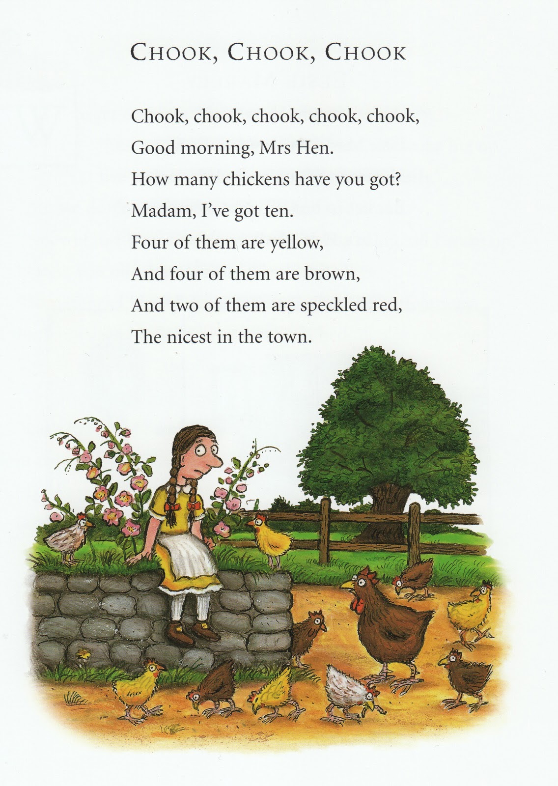 ENGLISH SONGS AND RHYMES: LYRICS