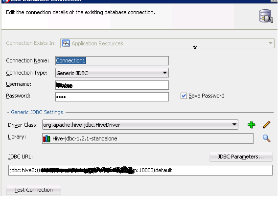 Hadoop Hive Data Base Fetching Records In Oracle Soa