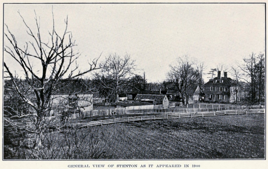 Philly & Stuff: General View of Stenton Mansion - Germantown ...
