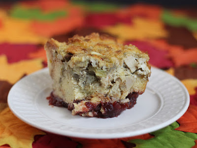 Cookistry: Thanksgiving Bread Pudding - now with cranberries!