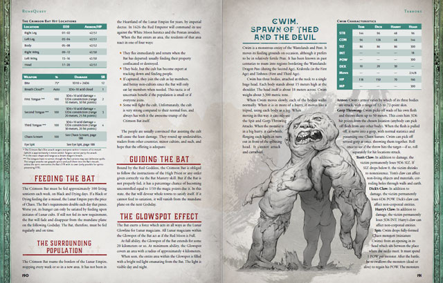 Review of RuneQuest Glorantha Bestiary | Runeblog