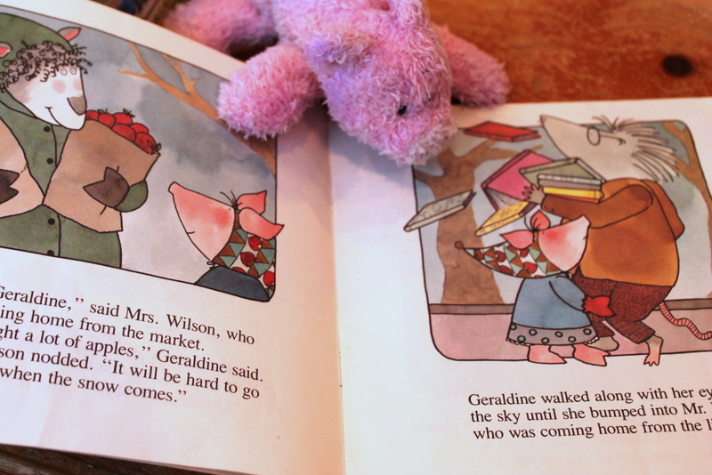 Books and Umbrellas: Geraldine's Big Snow by Holly Keller