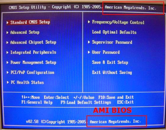 Penjelasan Tentang AMI Bios ~ FIRDAUS N S