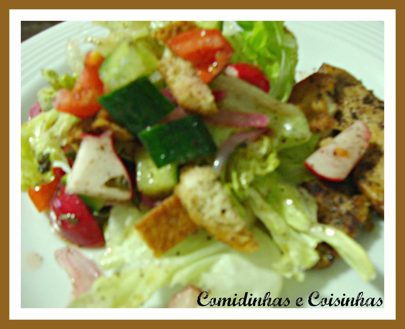 Comidinhas e Coisinhas: Salada Arabe, Fatuche