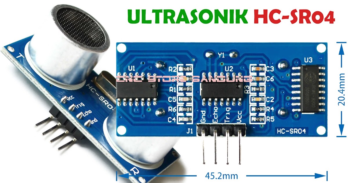 CNC STORE BANDUNG: PERBANDINGAN SENSOR ULTRASONIC HC-SR04 VS ULTRASONIC ...