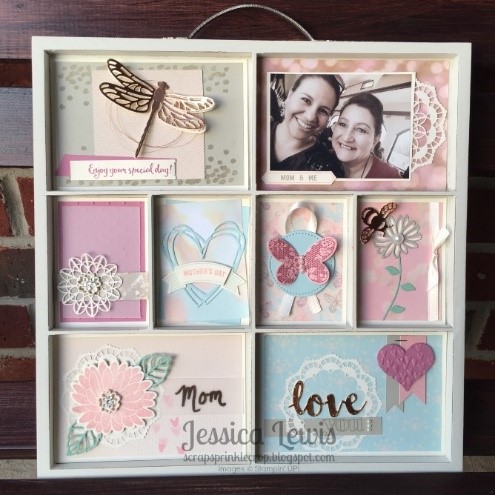 scrap sprinkle crop: Mother's Day Memory Tray