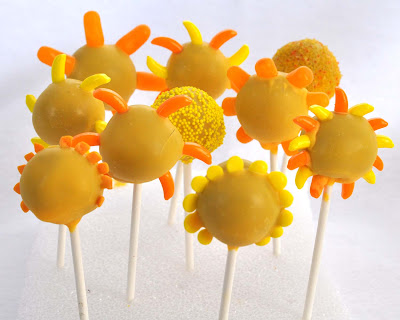 Beki Cook's Cake Blog: Summer Sunshine Cake Pops