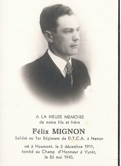 JALONS: Félix MIGNON