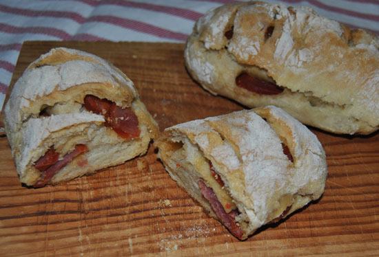 Receitas de Portugal: Pão com Chouriço