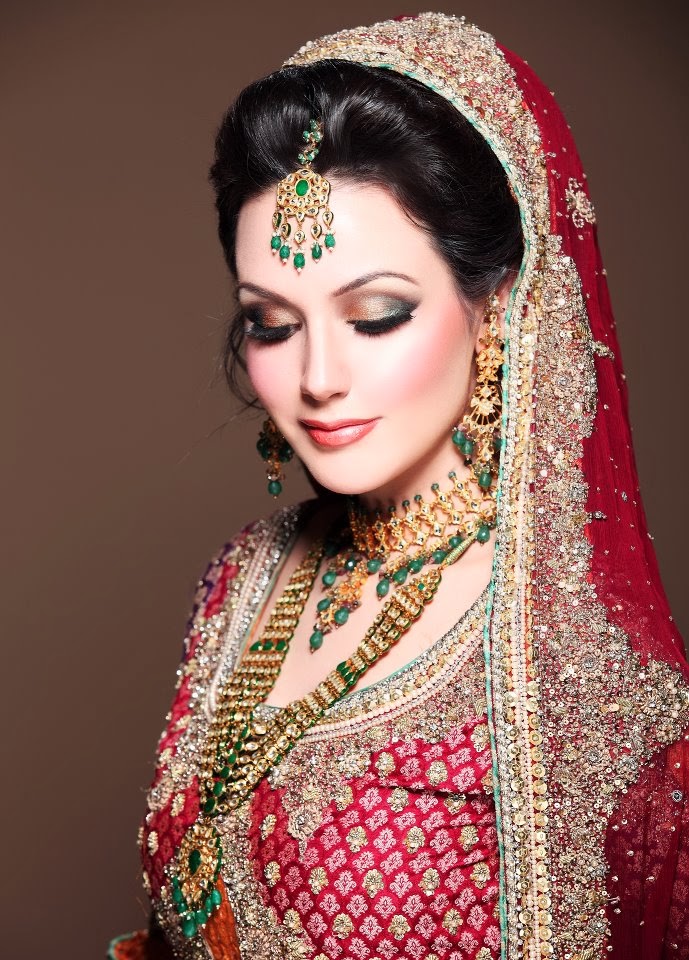 Latest Bridal Make up 2014 ( Special Pakistani Dulhan Barat Make up ...