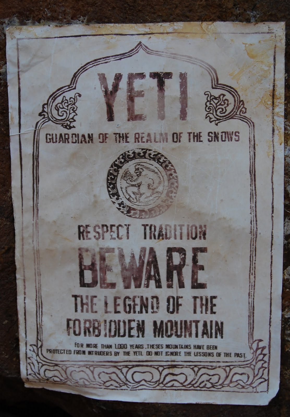 DisneyShawn: Yeti Is Real