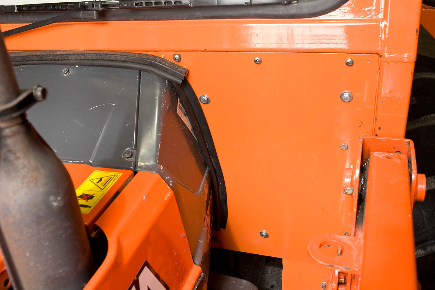 Life on Highway 9: Building a tractor cab.