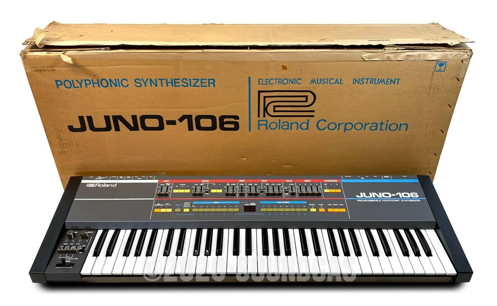 MATRIXSYNTH: ROLAND JUNO-106 SN 581070 w/ Original Box