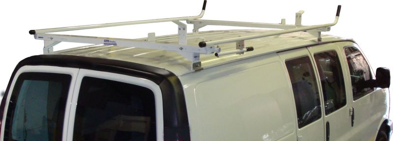 Van, Minivan, SUVs Aluminum Ladder Racks - Van Shelving: Van Ladder ...