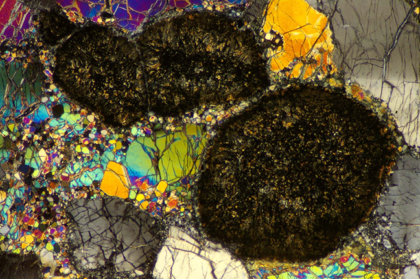 Peridotites: Horoman peridotite (lherzolite), Hokkaido, Japan ...