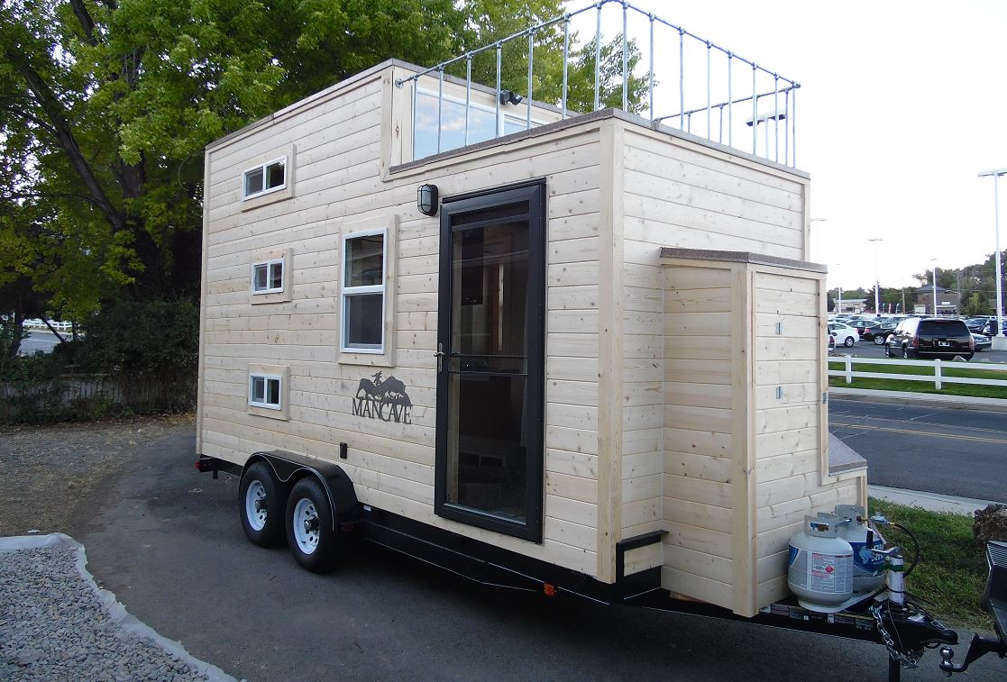 Upper Valley Tiny Homes: 7x18 Man Cave Tiny House Design, Build, and ...