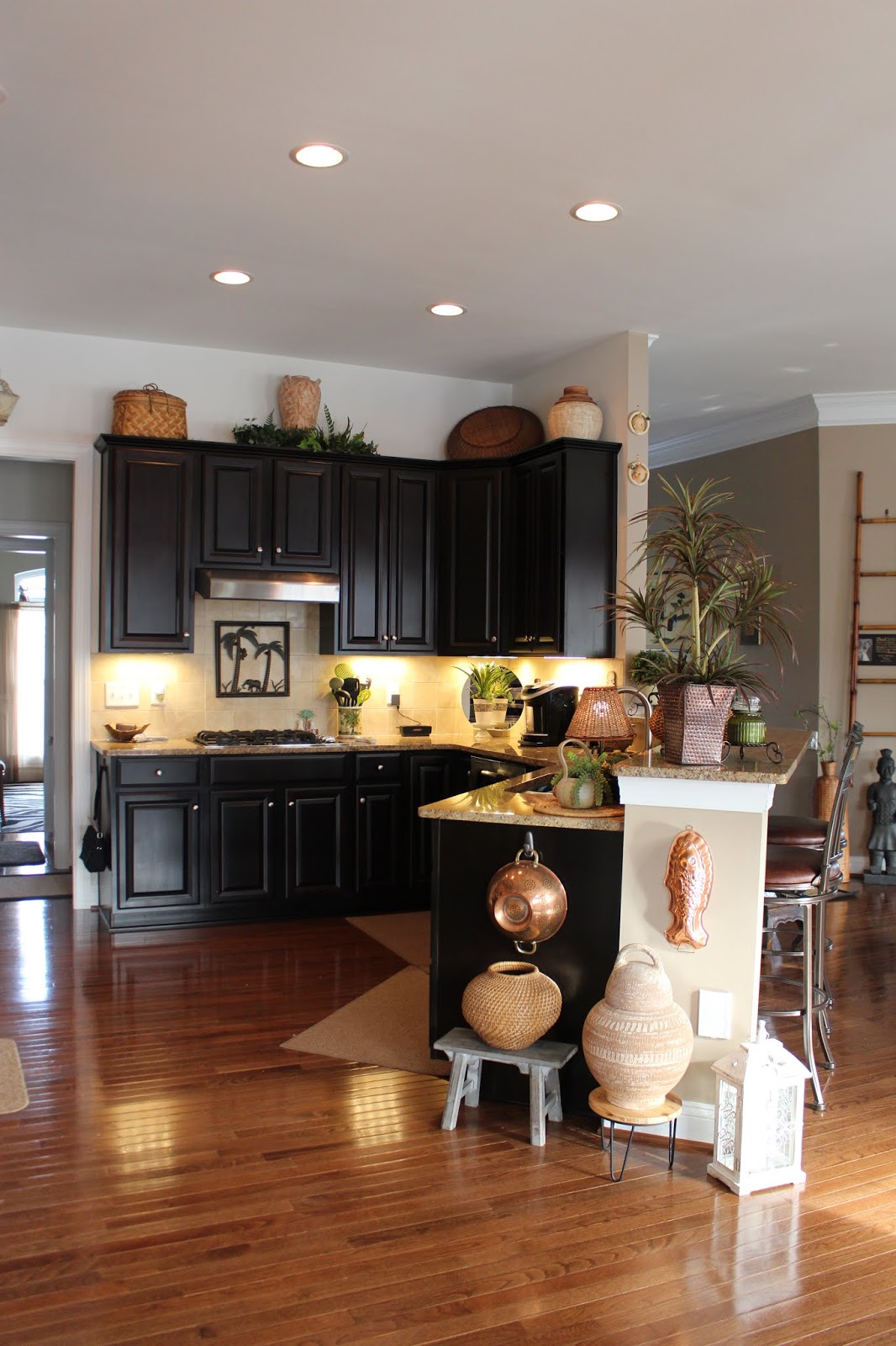 Designs by Pinky: Winter Kitchen Tour with Lots of Texture