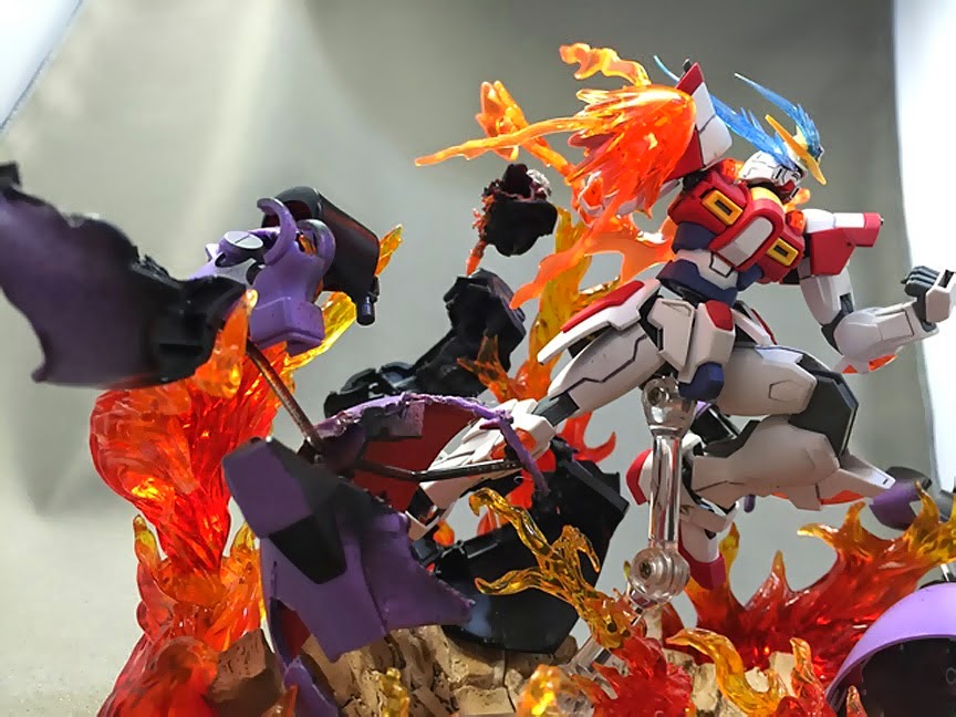 Custom Build: HGBF 1/144 Build Burning Gundam "Cast off"