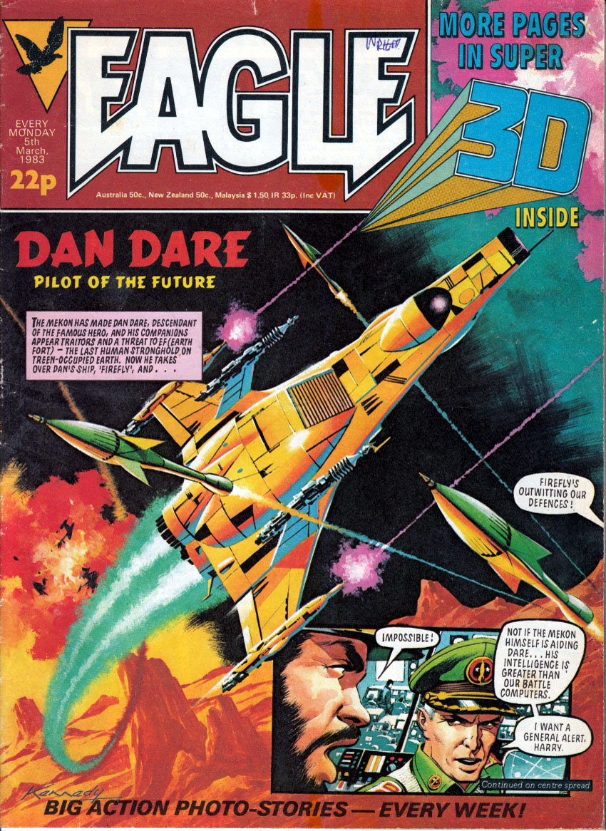 BLIMEY! The Blog of British Comics: Ian Kennedy's Eagle covers