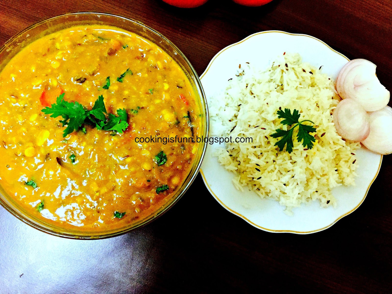 Cookingisfunn: Mix Daal Fry With Jeera Rice