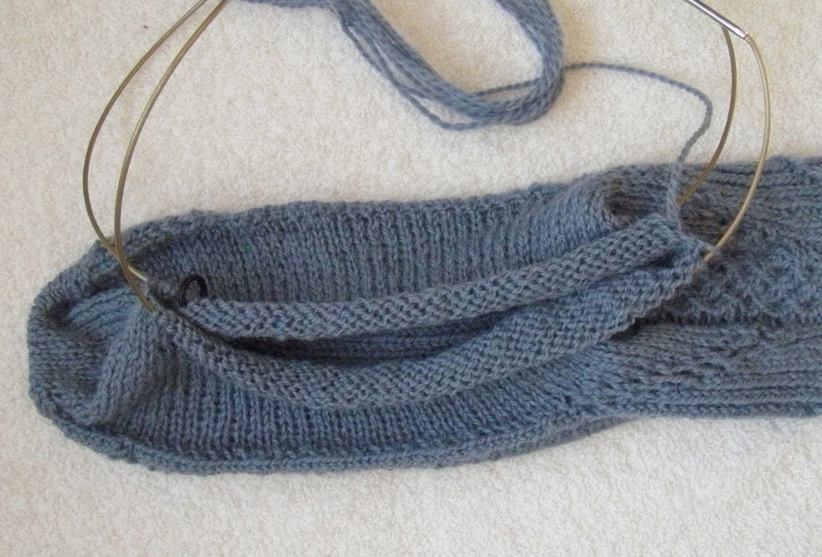 Twisted-Rib Stockings–Done! – Ann Budd Knits