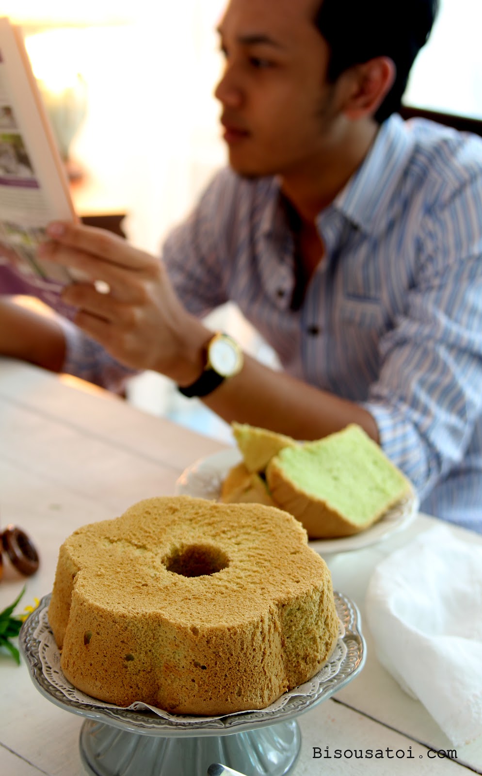 Screwpine (Pandan) Chiffon Cake - Bisous À Toi