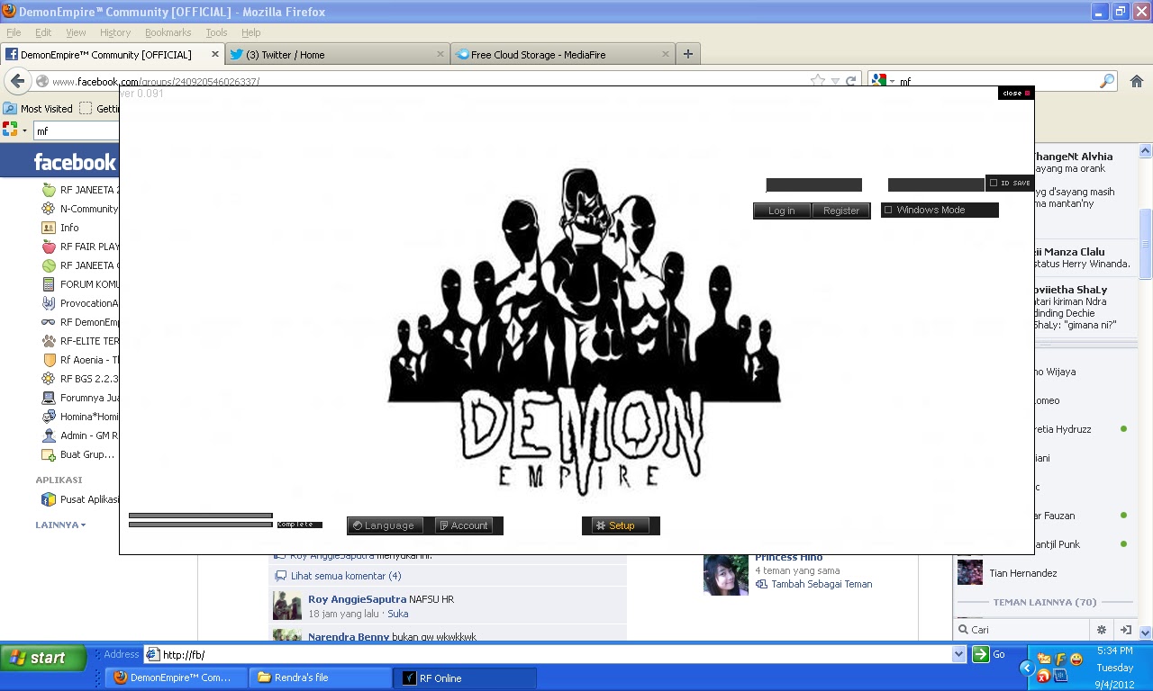 Skin RF : skin launcher