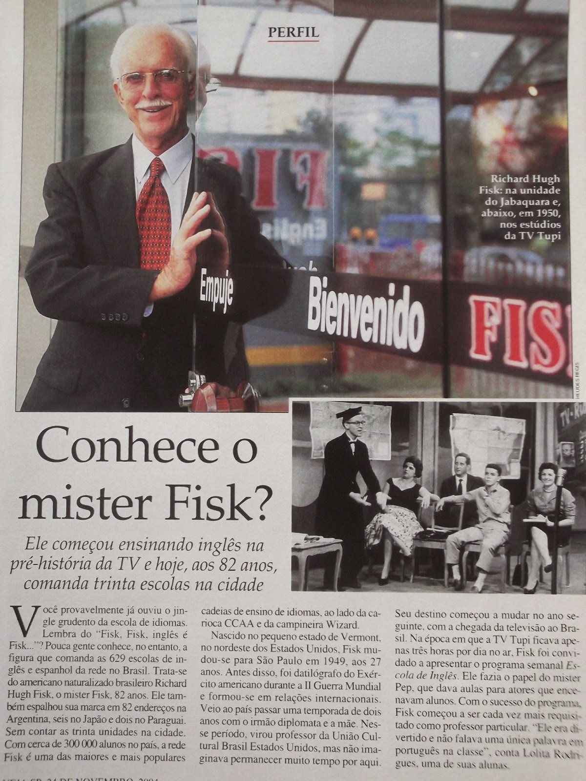 Sao Paulo in the 40s, 50s & 60s.: Mr. Fisk goes to Sao Paulo