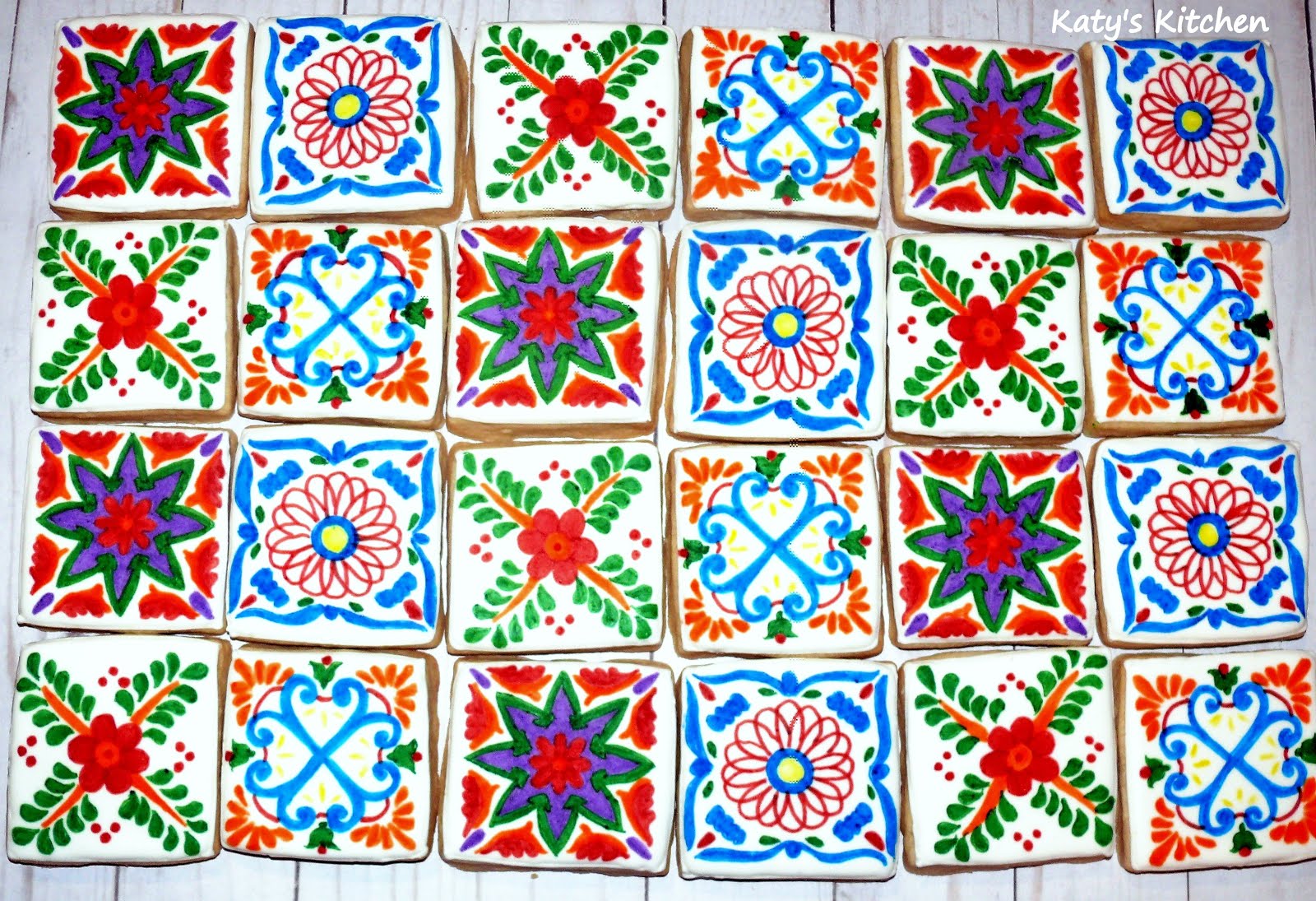 Katy's Kitchen: Mexican Tile Cookies