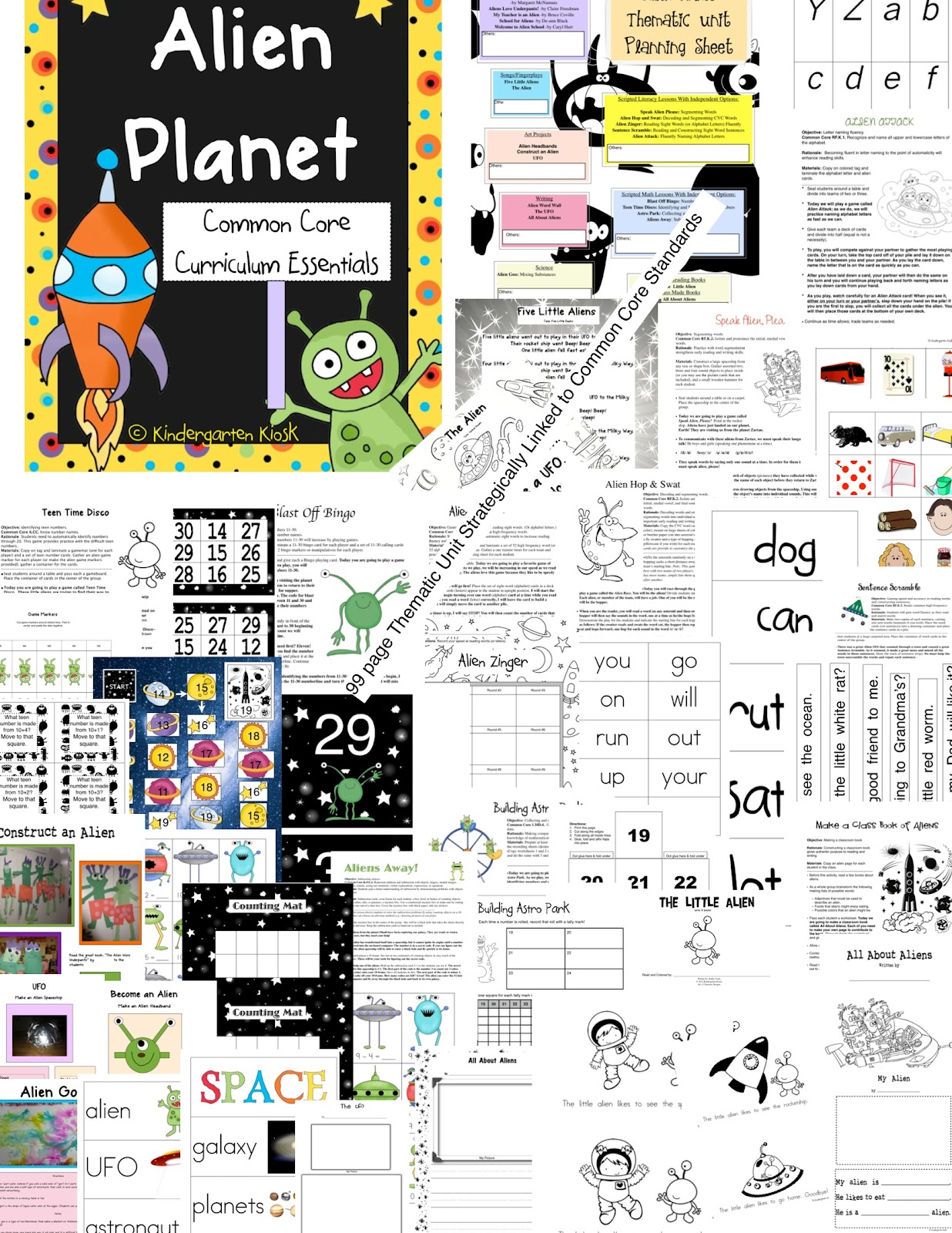 Kindergarten Kiosk: Alien Planet