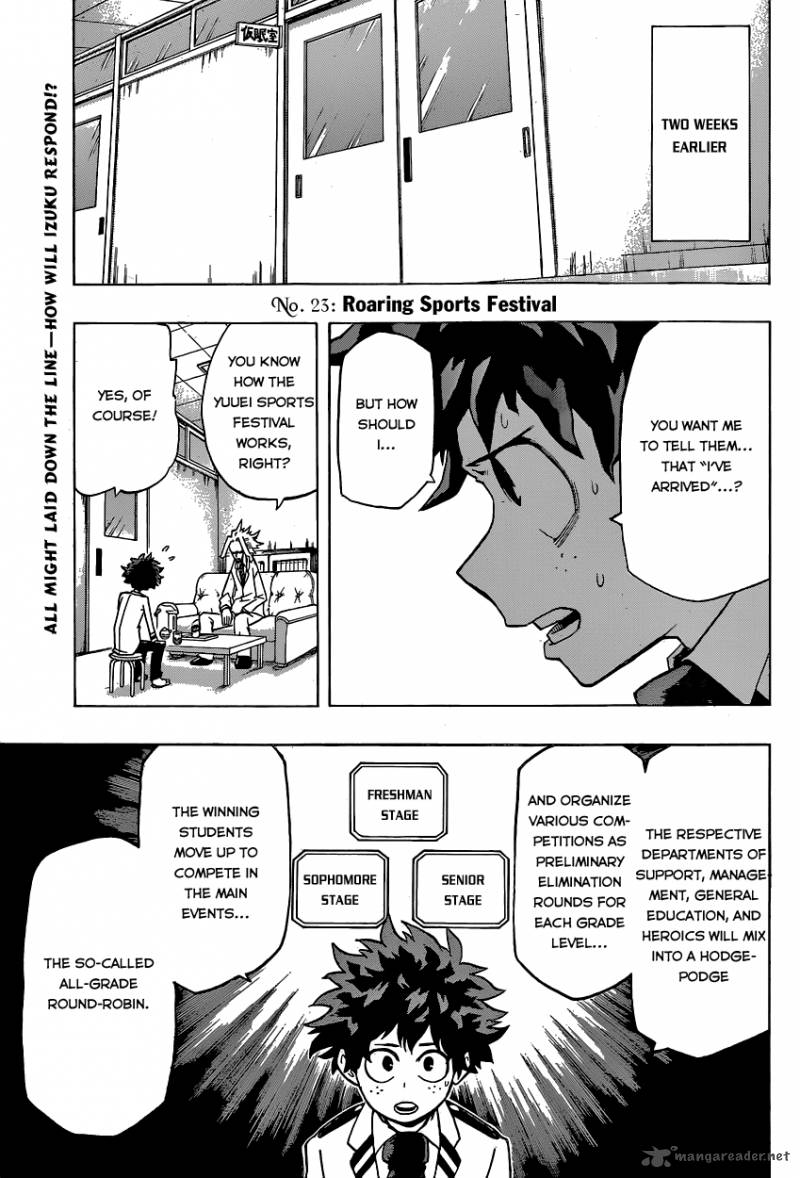 My Hero Academia Chapter 23 | One punch man manga