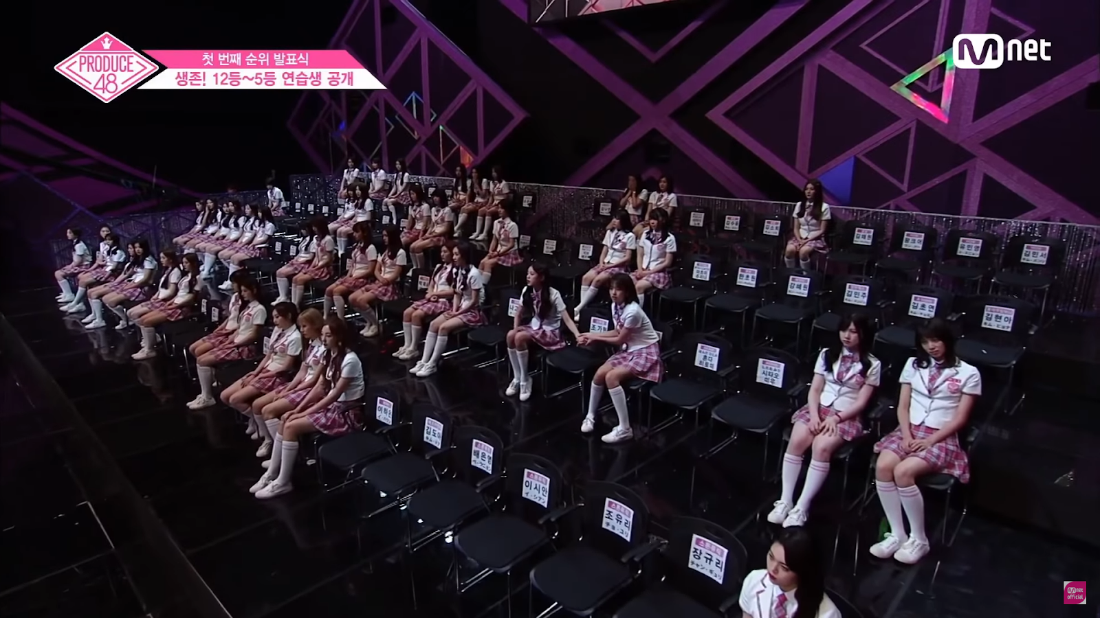 Produce 48 ep 5 - Brincadeiras, sustos e o primeiro adeus.