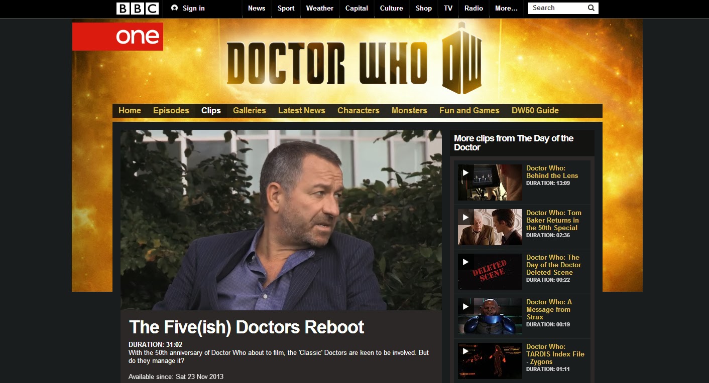 Who&Around: The Five(ish) Doctors Reboot