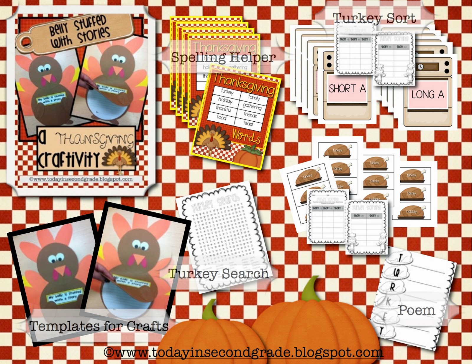 Gobble, Gobble, Throwback! - Today in Second Grade