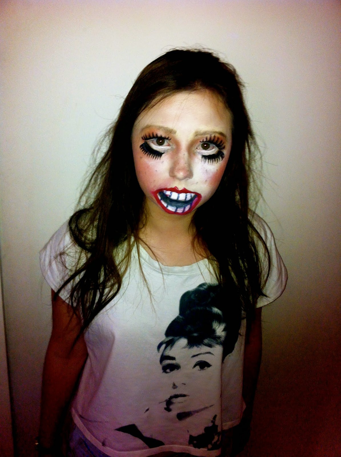 Beauty Is A Creation of Art: Theatrical Makeup Look- Creepy, Scary Doll