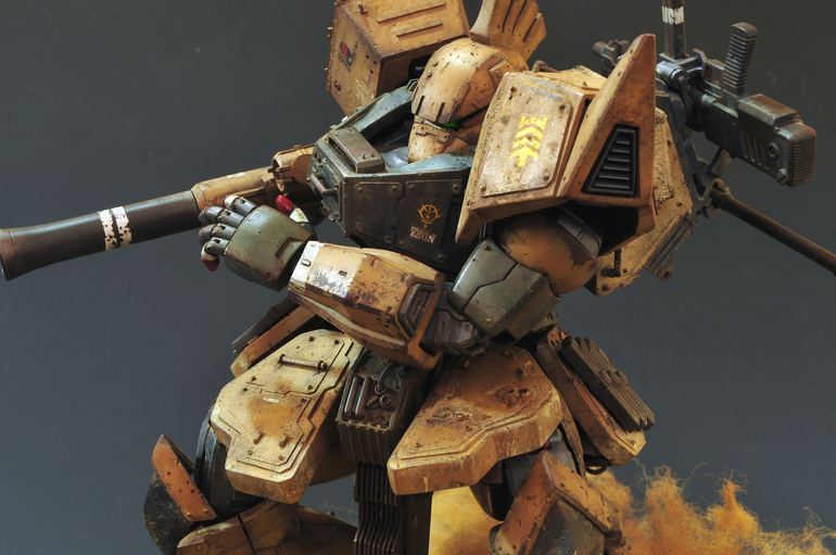 Custom Build: MG 1/100 Gelgoog "Desert Type"