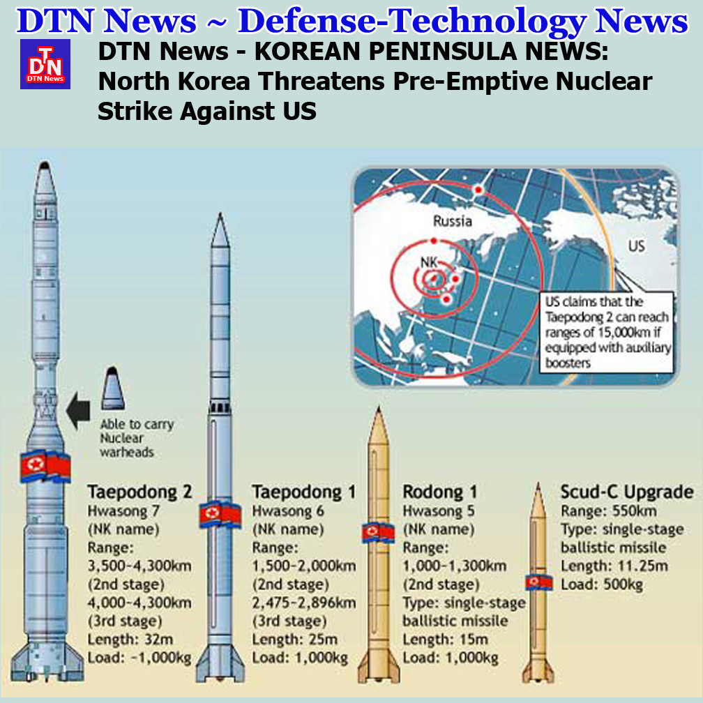 DTN News – KOREAN PENINSULA NEWS: North Korea Threatens Pre-Emptive ...