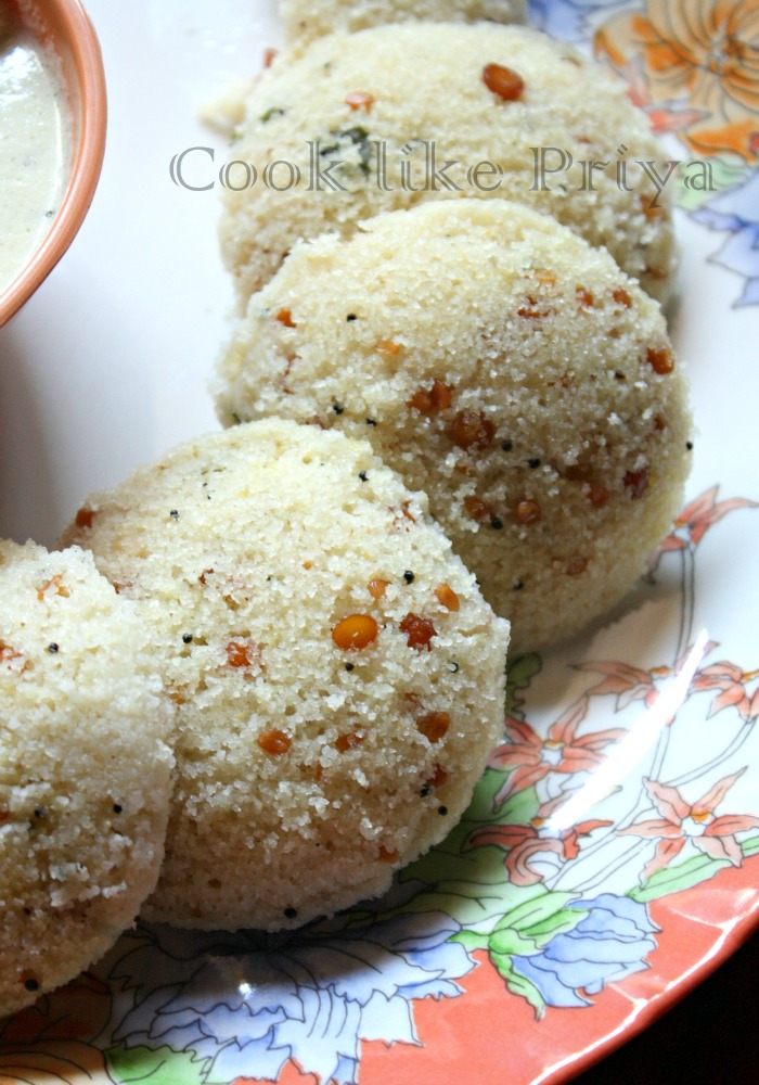 Cook like Priya: Instant Rava Idly Recipe | Sooji Idly | Quick ...