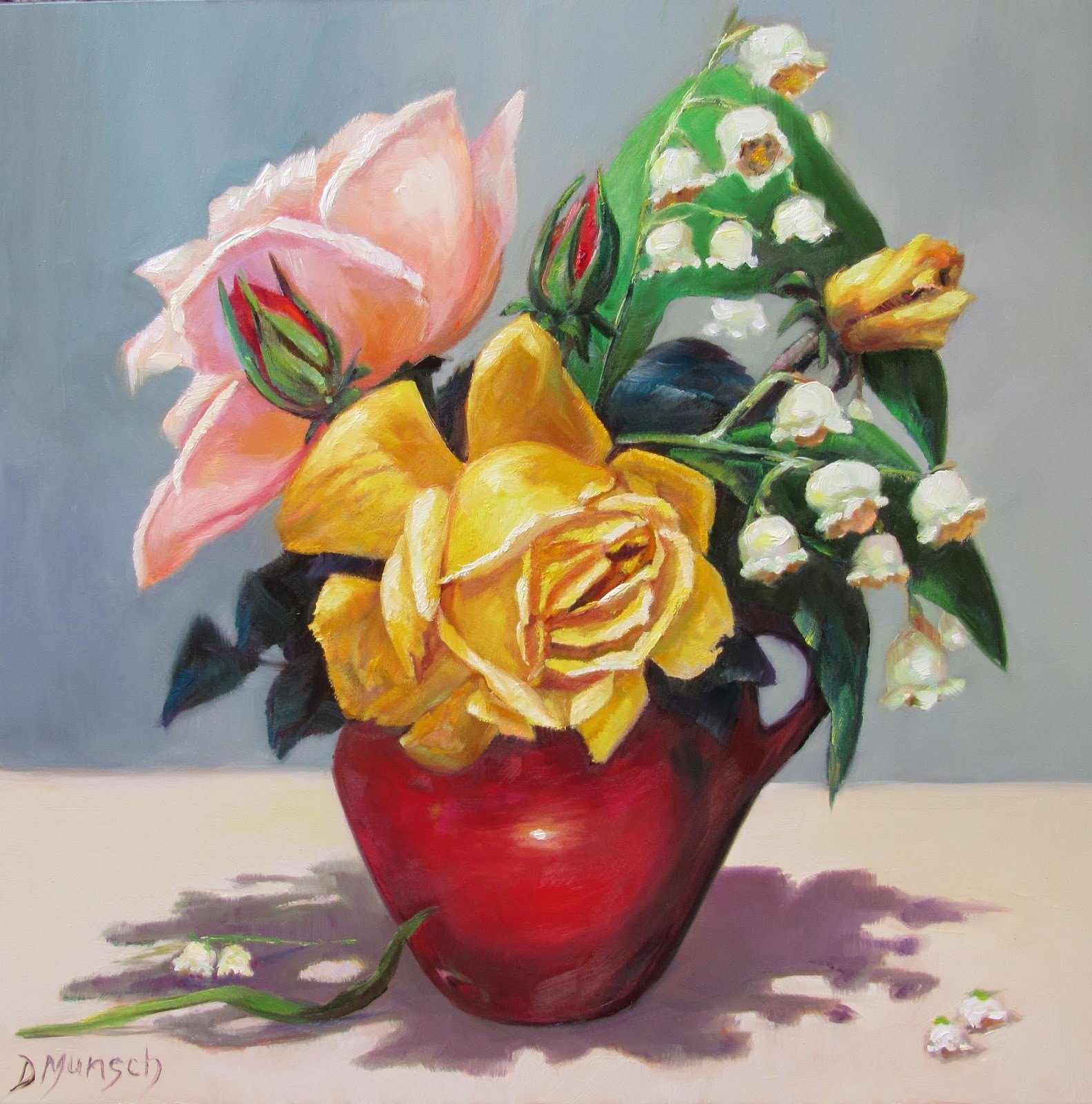 Donna Munsch Fine Art: Original Oil Painting Rose Valley