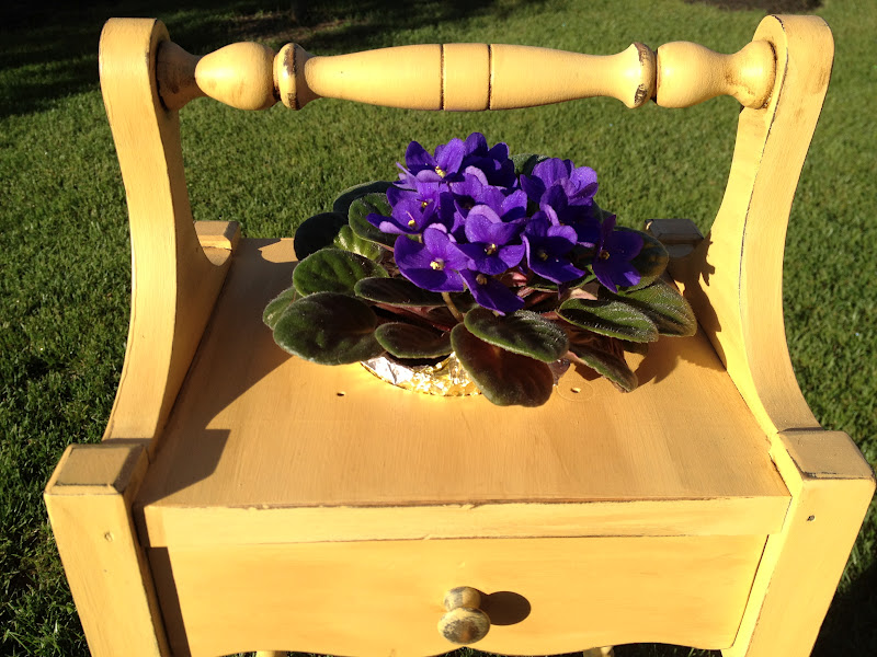 My Twig and Twine Nest: Vintage Cigar Stand Turned Planter