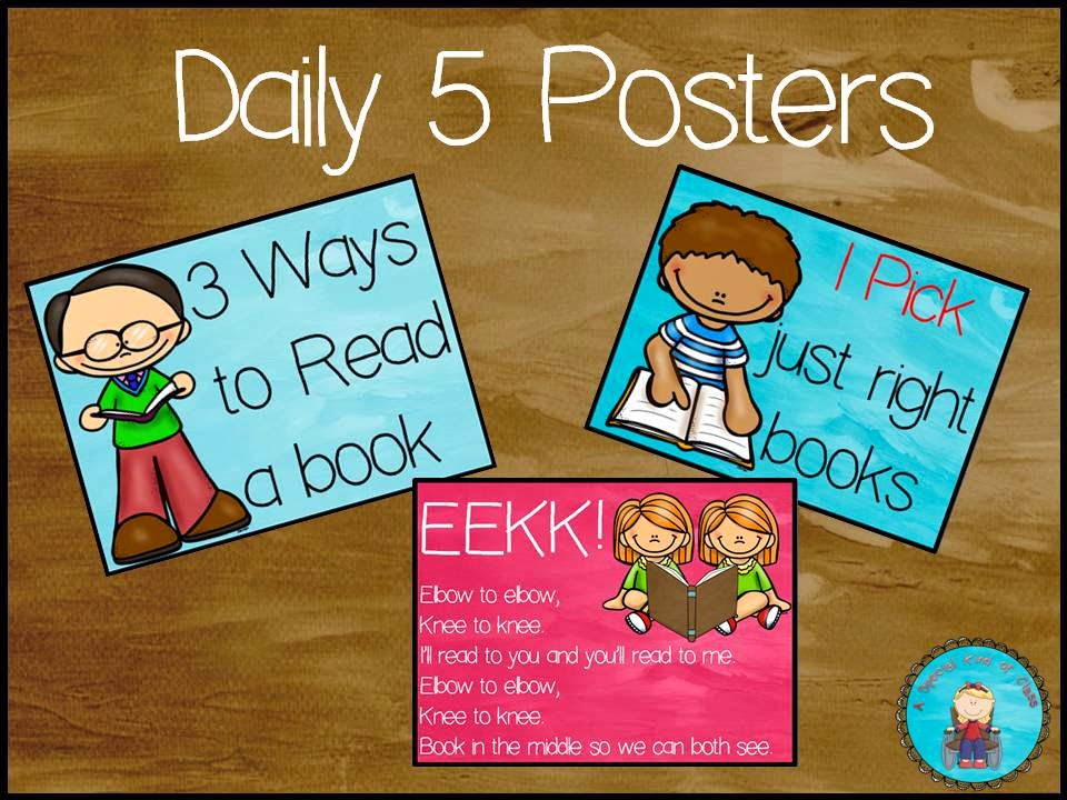 A special kind of class: Daily 5 Book Study - Chapters 5 and 6 - Freebie