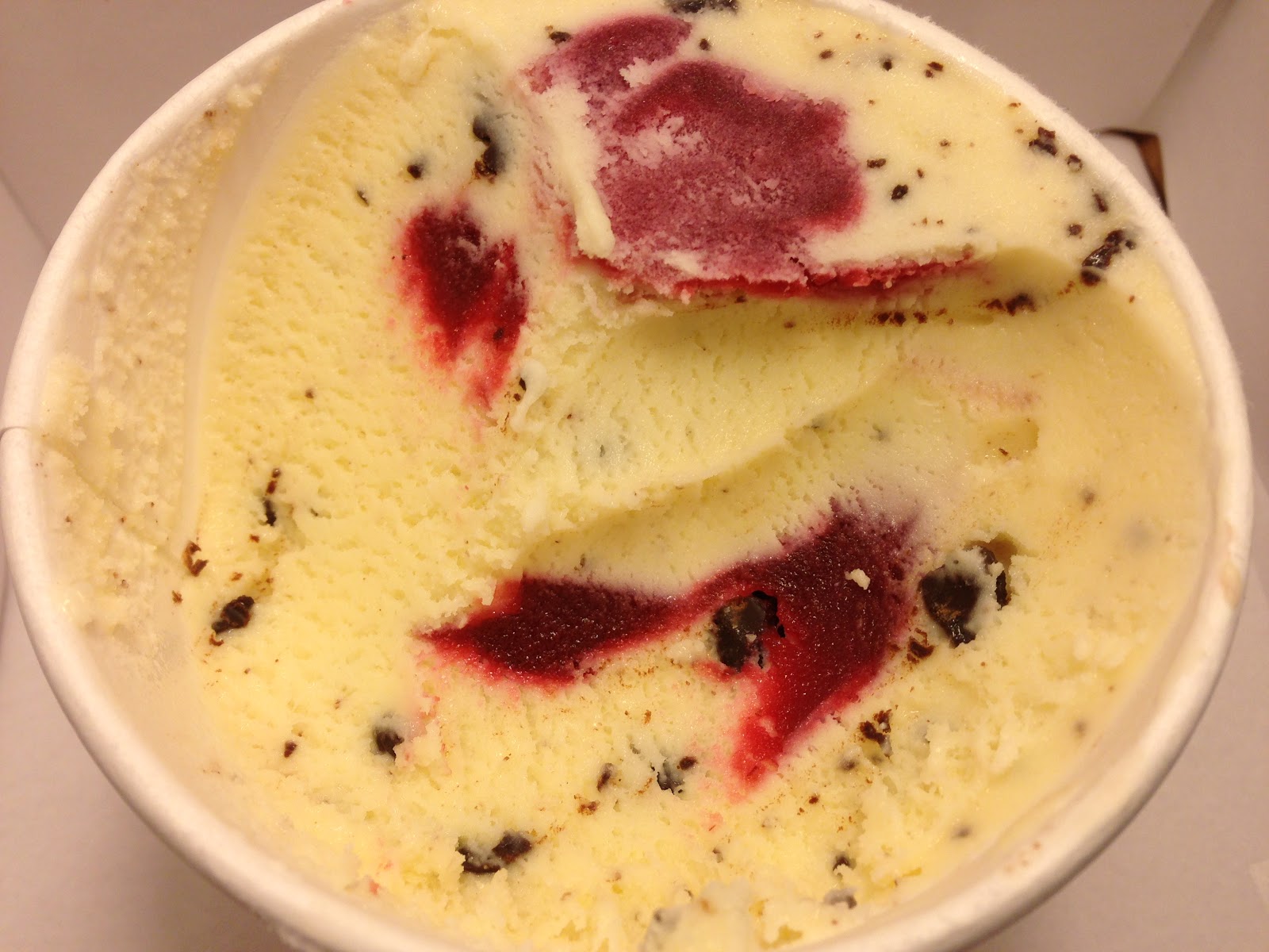 Crazy Food Dude: Review: Haagen-Dazs White Chocolate Raspberry Truffle ...