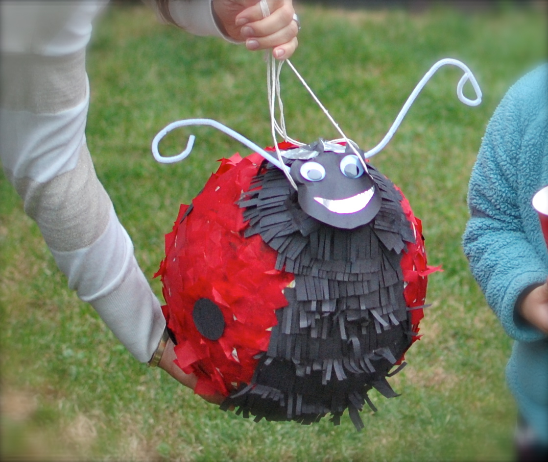 Mila & Willow: Homemade Ladybug Piñata