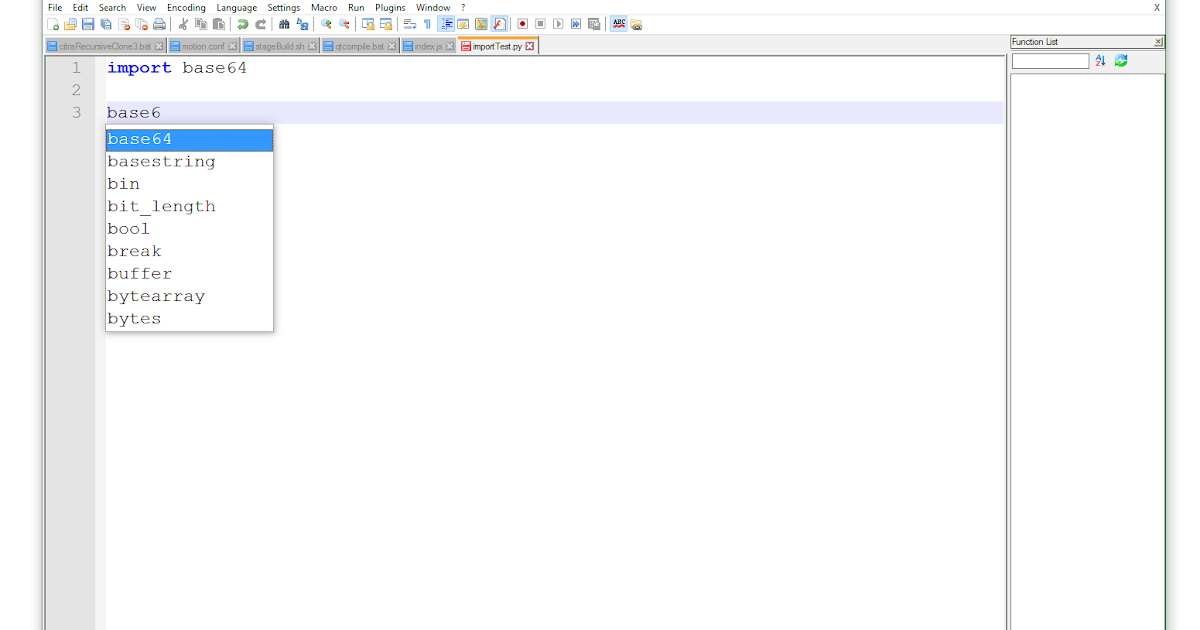 Better Python Standard Library Autocompletion for Notepad++ - extramaster Better Python Standard Library Autocompletion for Notepad++ - extramaster